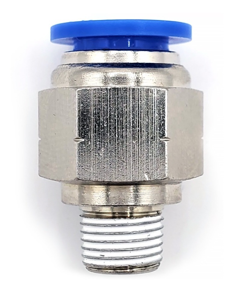 10 Pz De Conector/racor Rápido Neumático Recto 1/8 Npt X 3/8 | Instrutek